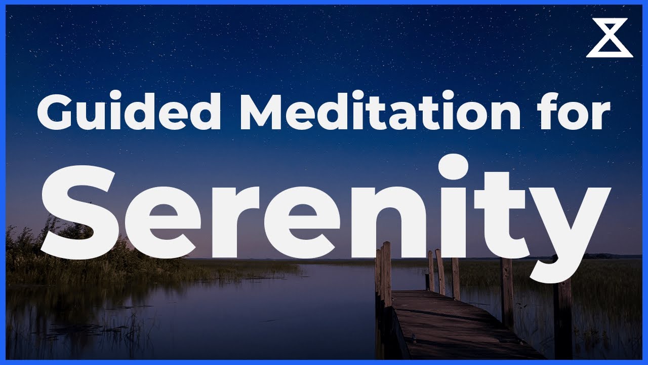 Guided Meditation For Serenity 20 Mins No Music Voice Only Youtube