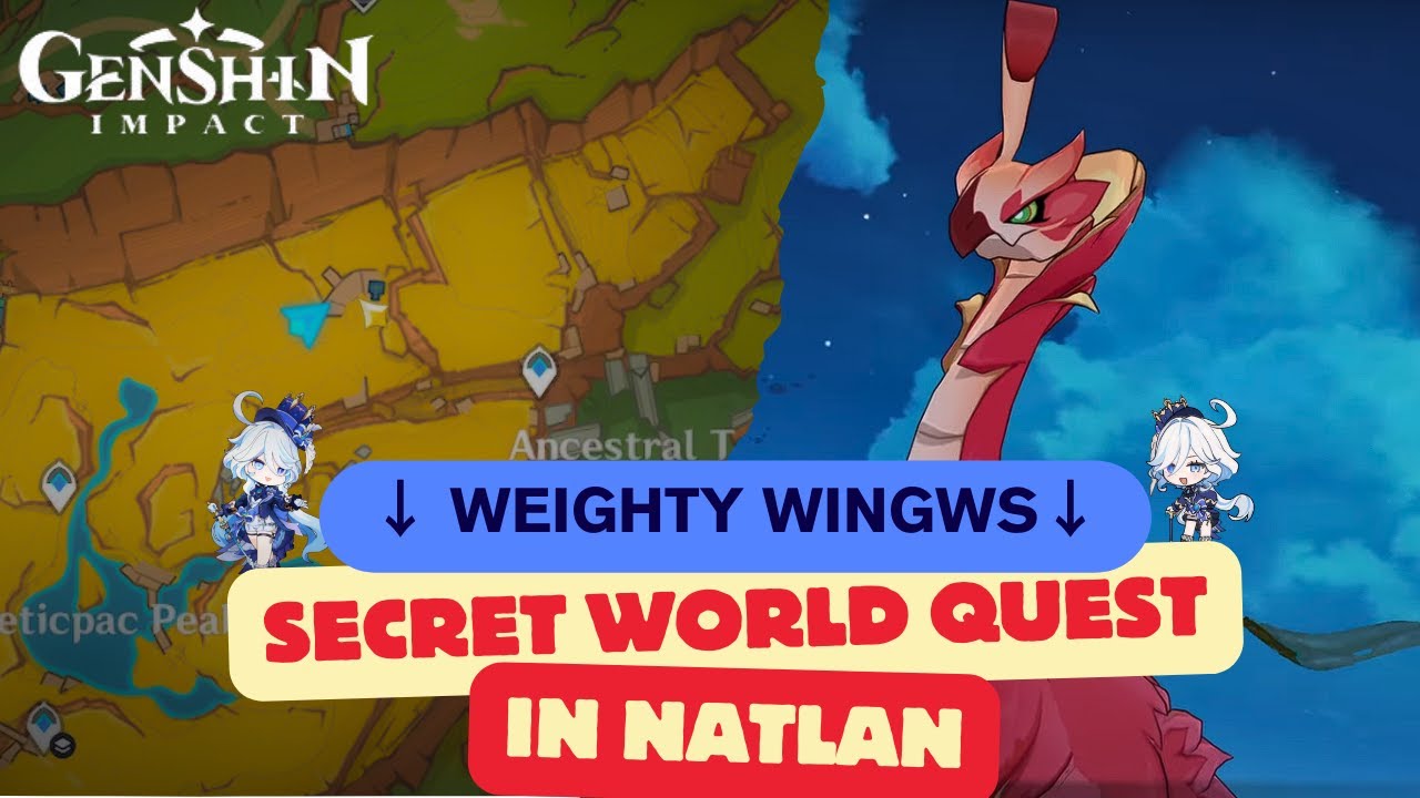 Weighty Wings Secret World Quest In Natlan Genshin Impact - YouTube