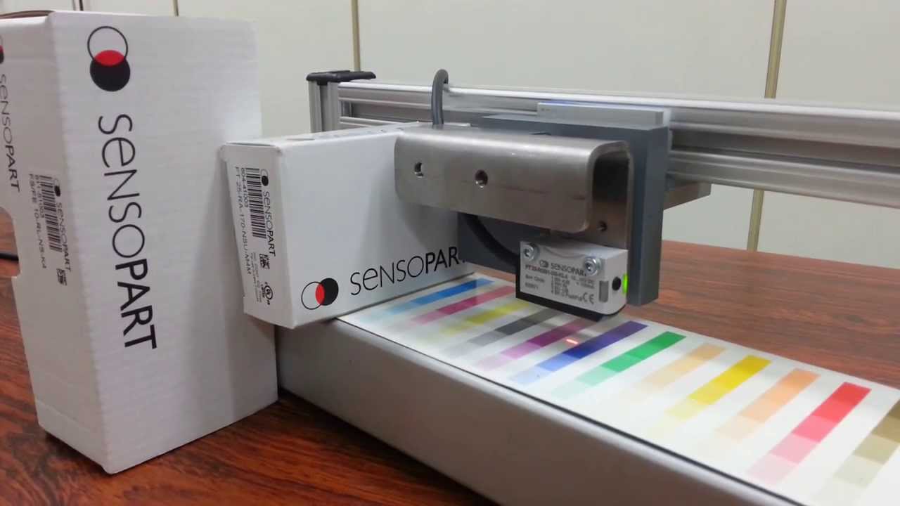 SensoPart Mark Sensor Setting - YouTube