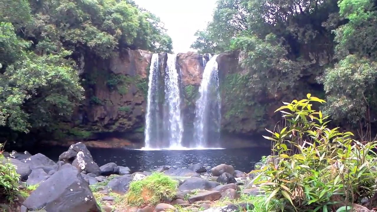 Exil Waterfall (Cascade Léon) - Mauritius Island - YouTube