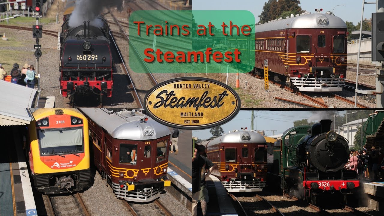 Hunter Valley Steamfest 2024 Part Two: Trains at the Steamfest - STV ...