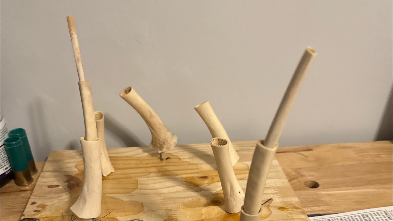 Making a wing bone call. - YouTube