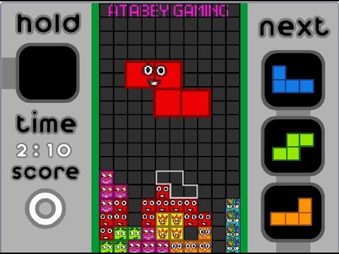New Tetris 2021 with Numberblocks Blocks Eyes - YouTube