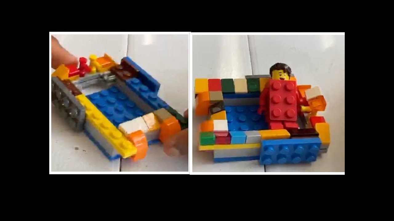 Lego Tutorial- How to Build Lego Luxury Bath tub -Lesson 5 - YouTube
