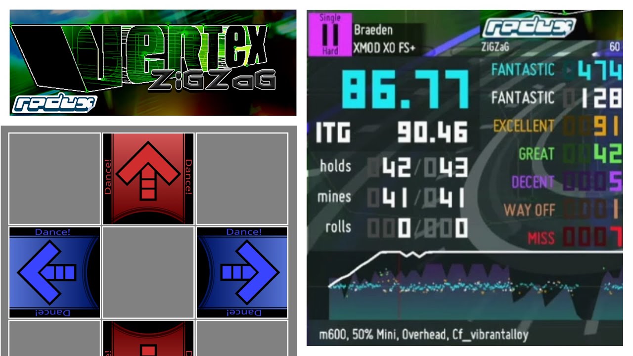 Vertex ITG 11 - 90.46 (86.77ex) (Sightread) [ITG Redux] - YouTube