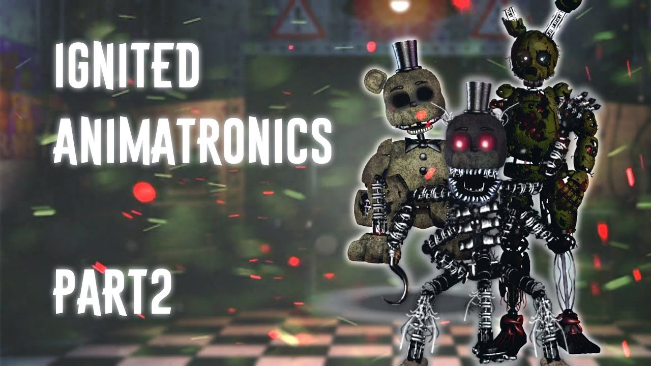 [FNAF | Speed Edit] Making Ignited Animatronics (Part 2) - YouTube