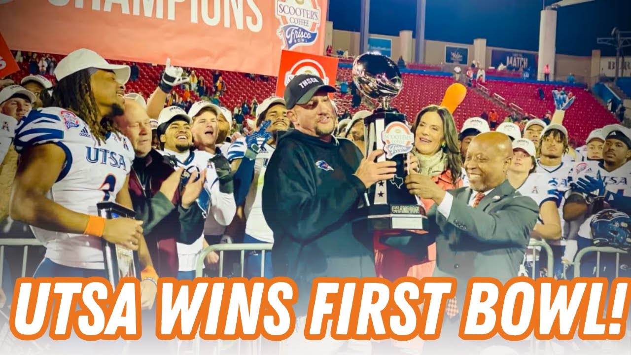 UTSA Captures First Bowl VICTORY | Winning CULTURE Established! - YouTube