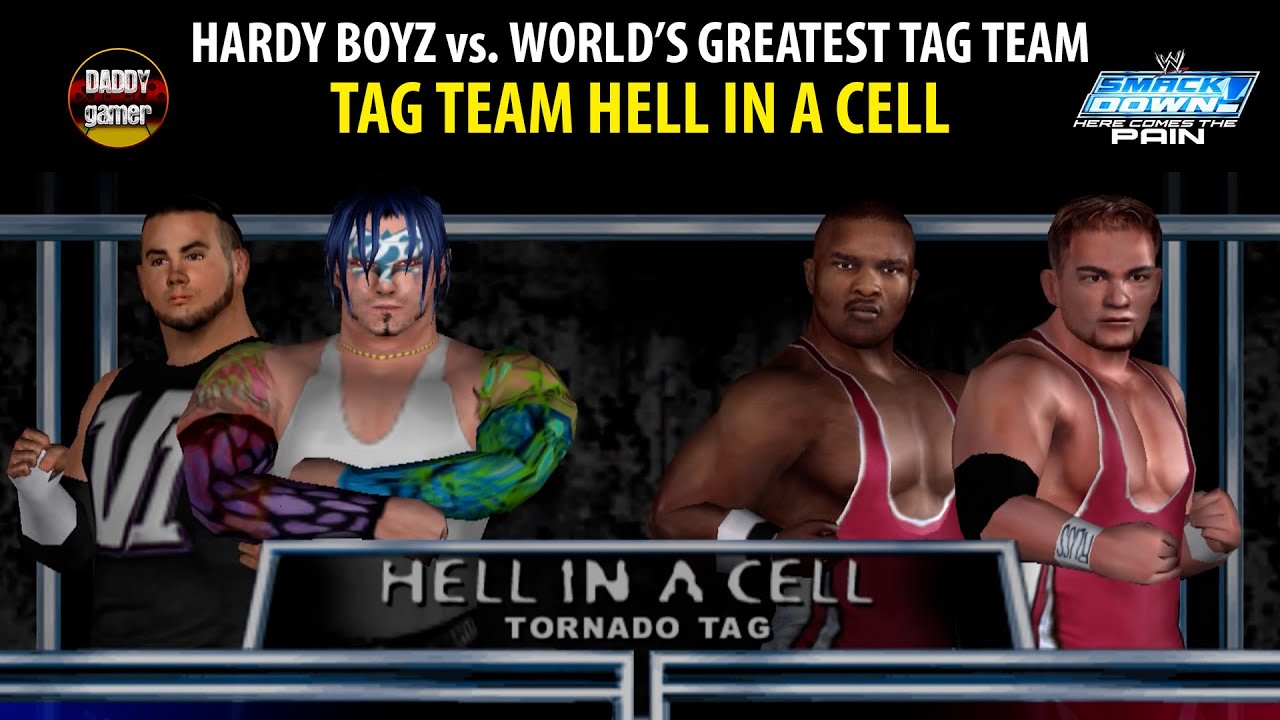 Hardy Boyz vs. World's Greatest Tag Team | Tag Team Hell in a Cell ...