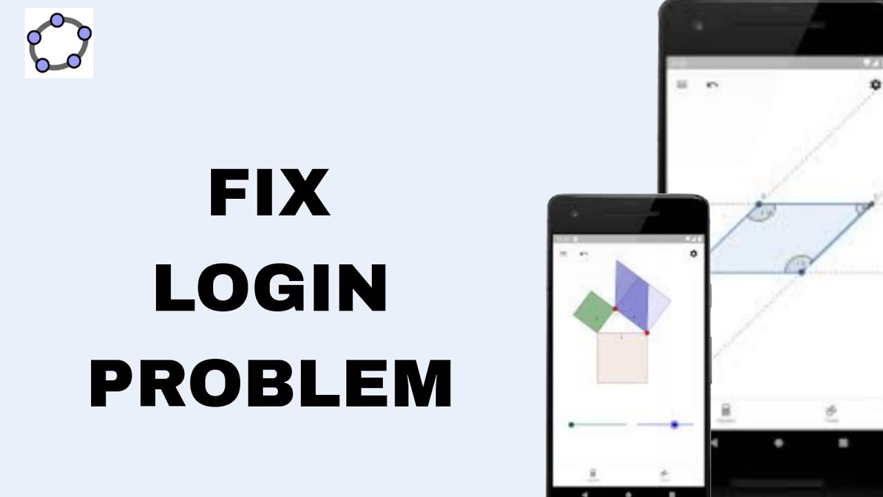 How To Fix And Solve Login Problem On GeoGebra Calculator Suite App ...
