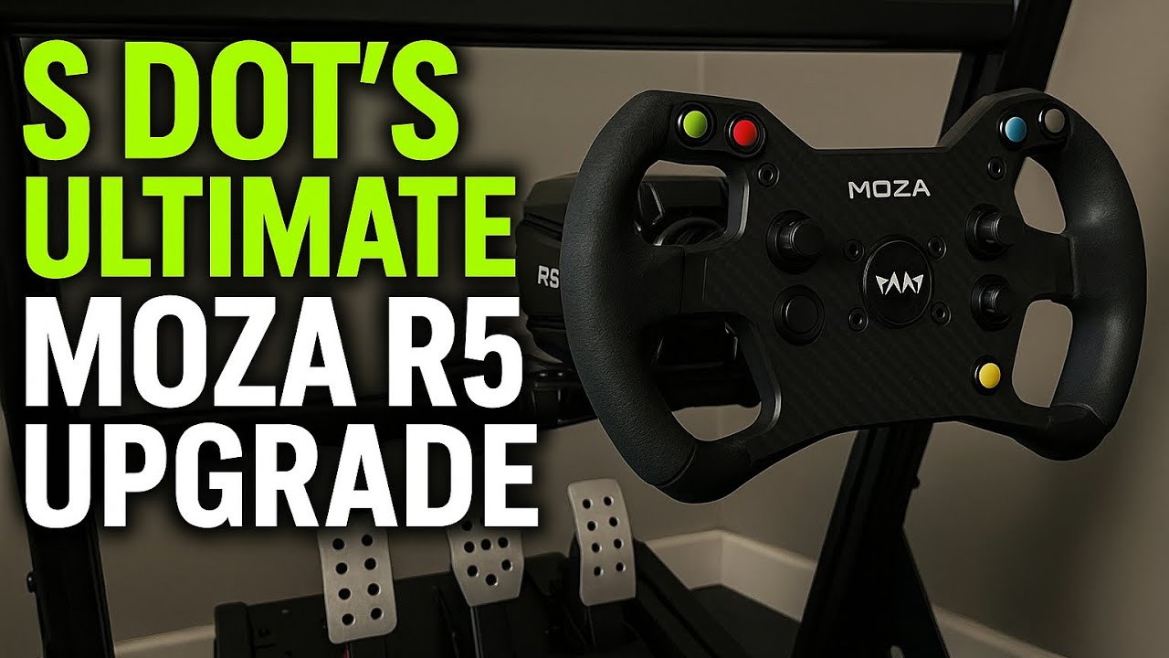 Moza R5 Upgrades: SRP Lite Brake Performance Kit + DIY Wheel Angle Mod ...