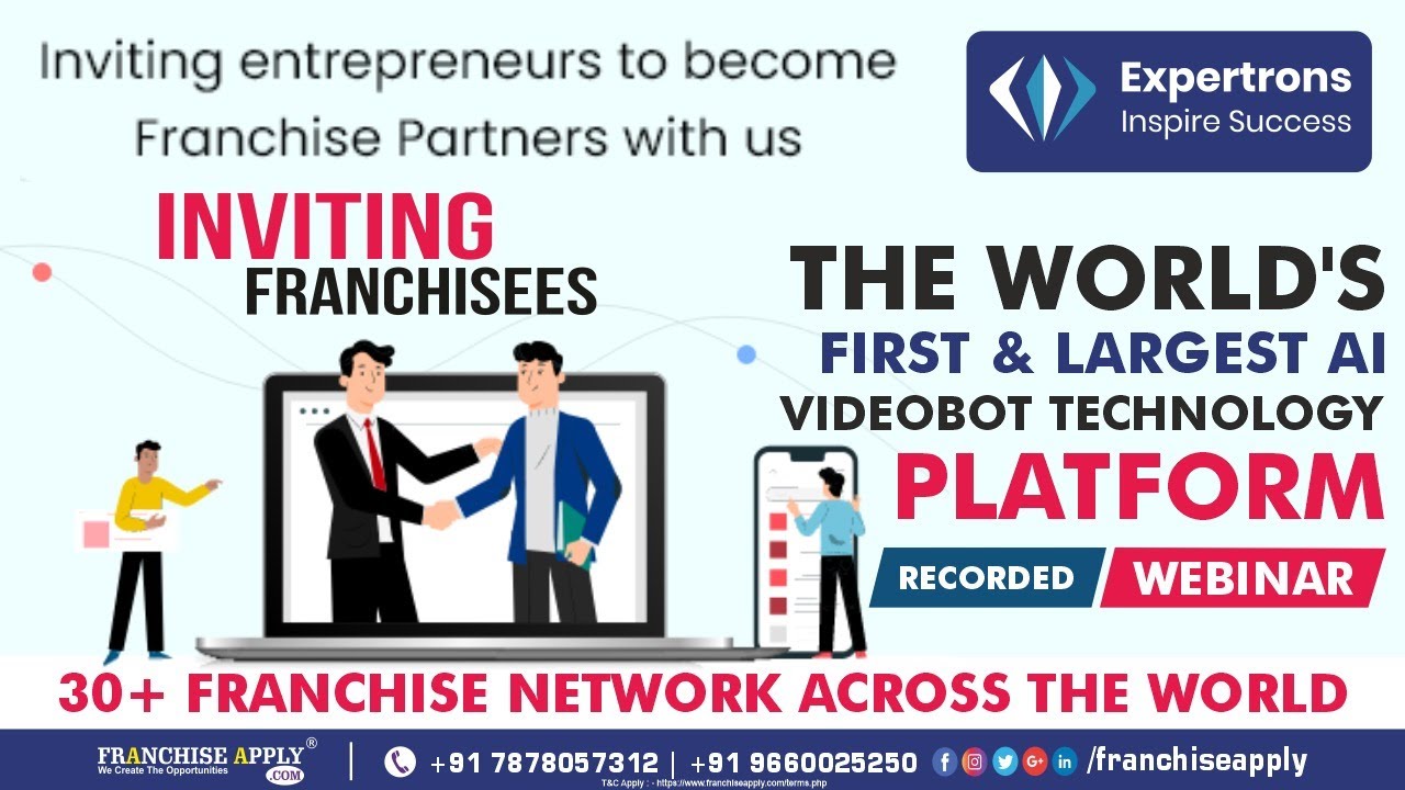 Expertrons | Videobot Technology Platform | Franchise Business ...