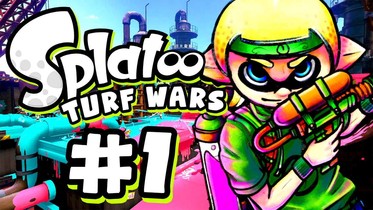 Splatoon: Turf Wars #1 w/ Stampy - YouTube
