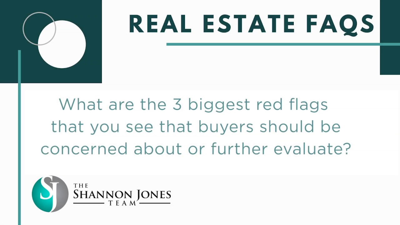 Real Estate FAQs - Biggest Red Flags For Buyers - YouTube