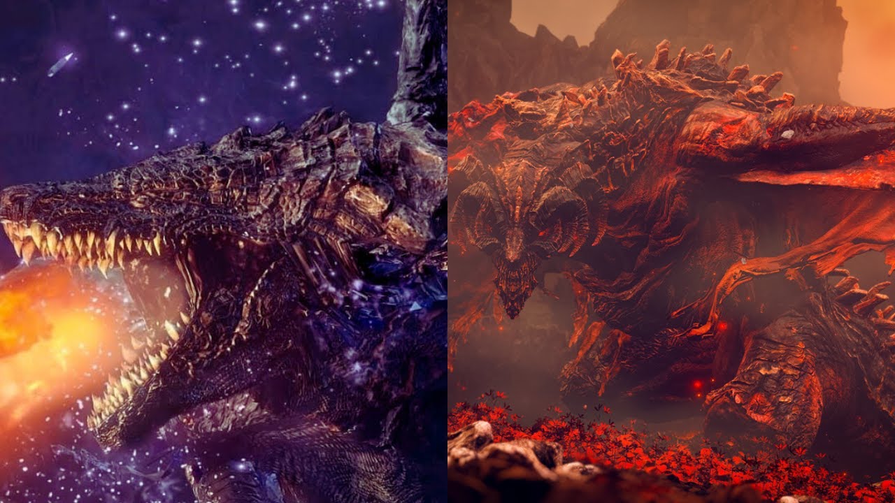 Darkeater Midir x Bayle the Dread: FromSoftware's greatest dragon ...