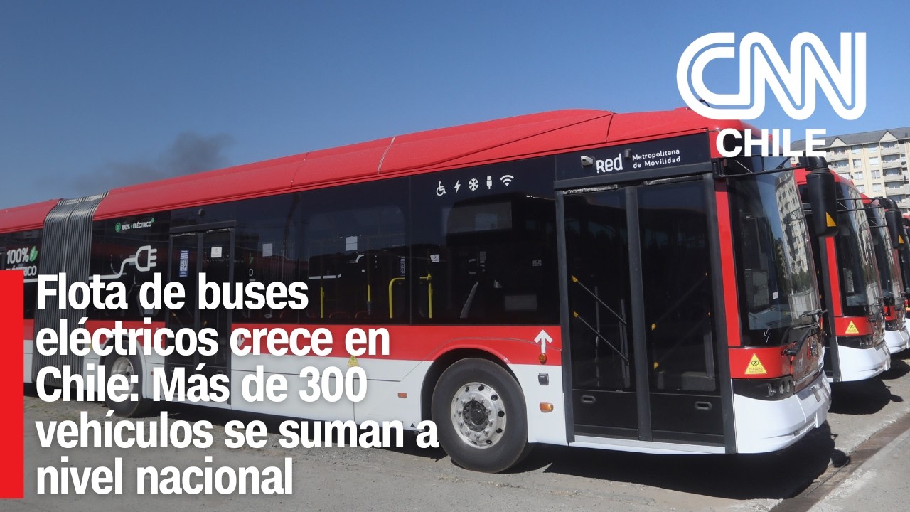 Flota de buses eléctricos crece en Chile: Más de 300 vehículos se suman ...