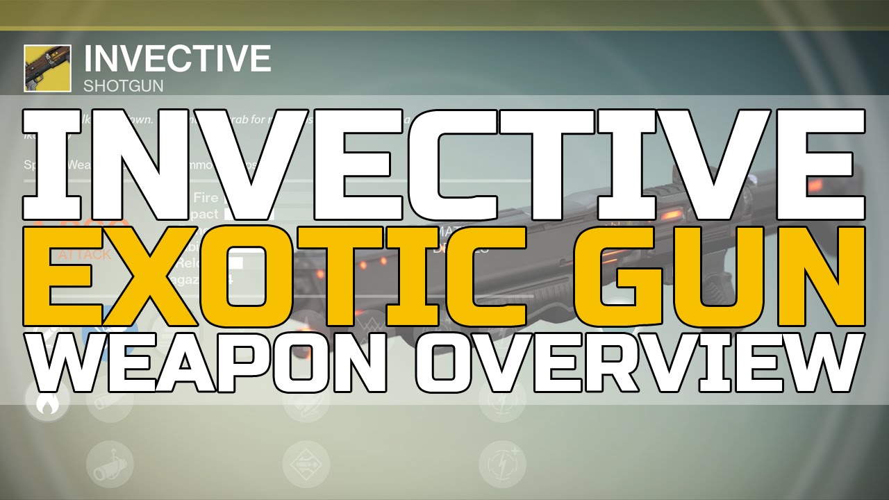 INVECTIVE SHOTGUN! - Destiny Exotic Weapon Overview - YouTube