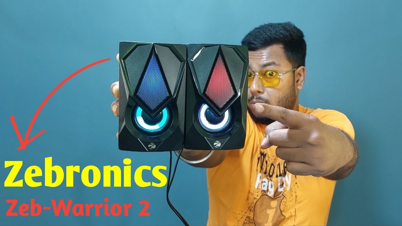 Zebronics Zeb-Warrior 2 2.0 Multimedia Speaker Unboxing + Review ...