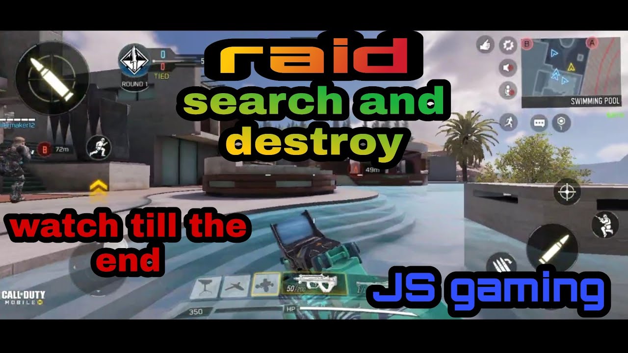#14 cod mobile gameplay | raid search and destroy | ranked matches | js ...