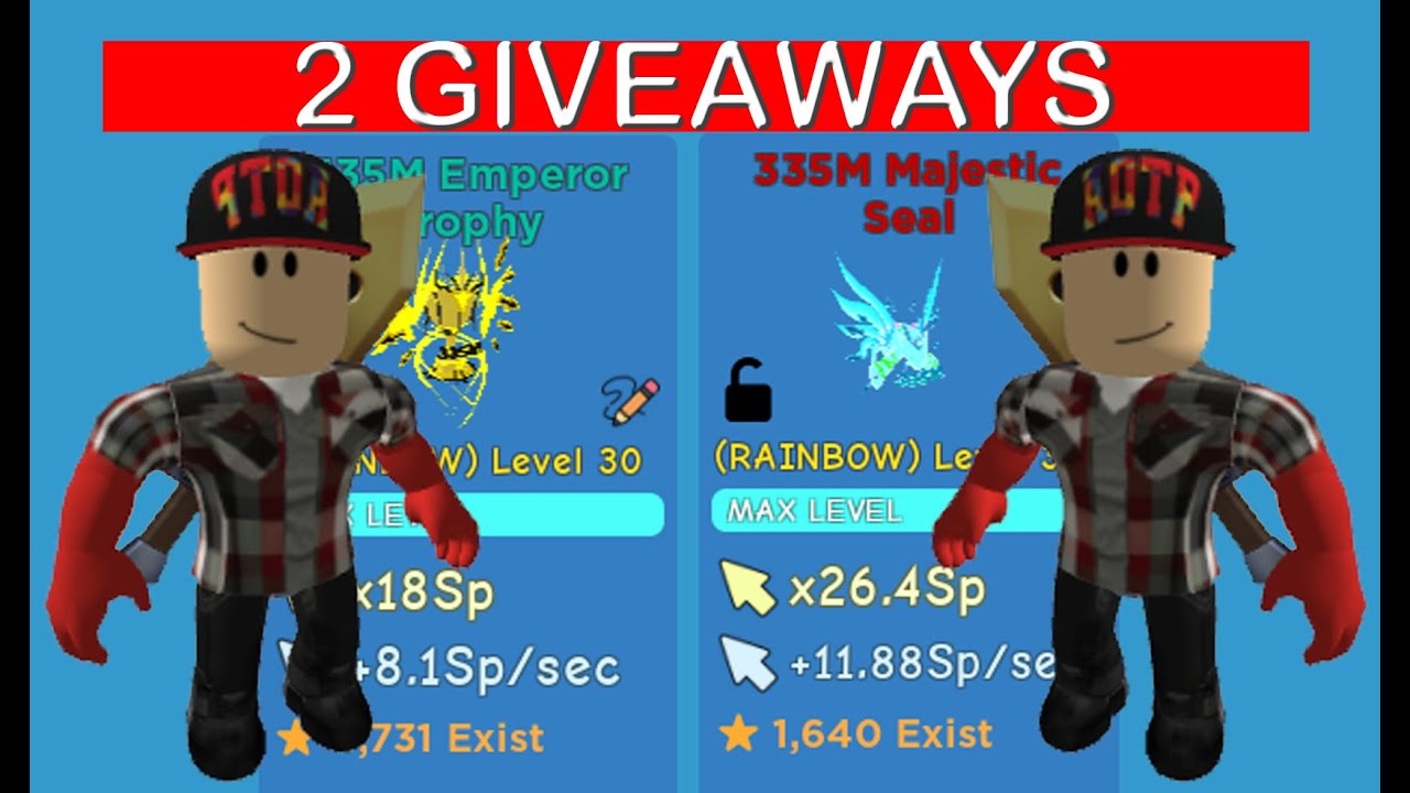 Clicker Simulator - 2 more giveaway including 335M Event egg - YouTube