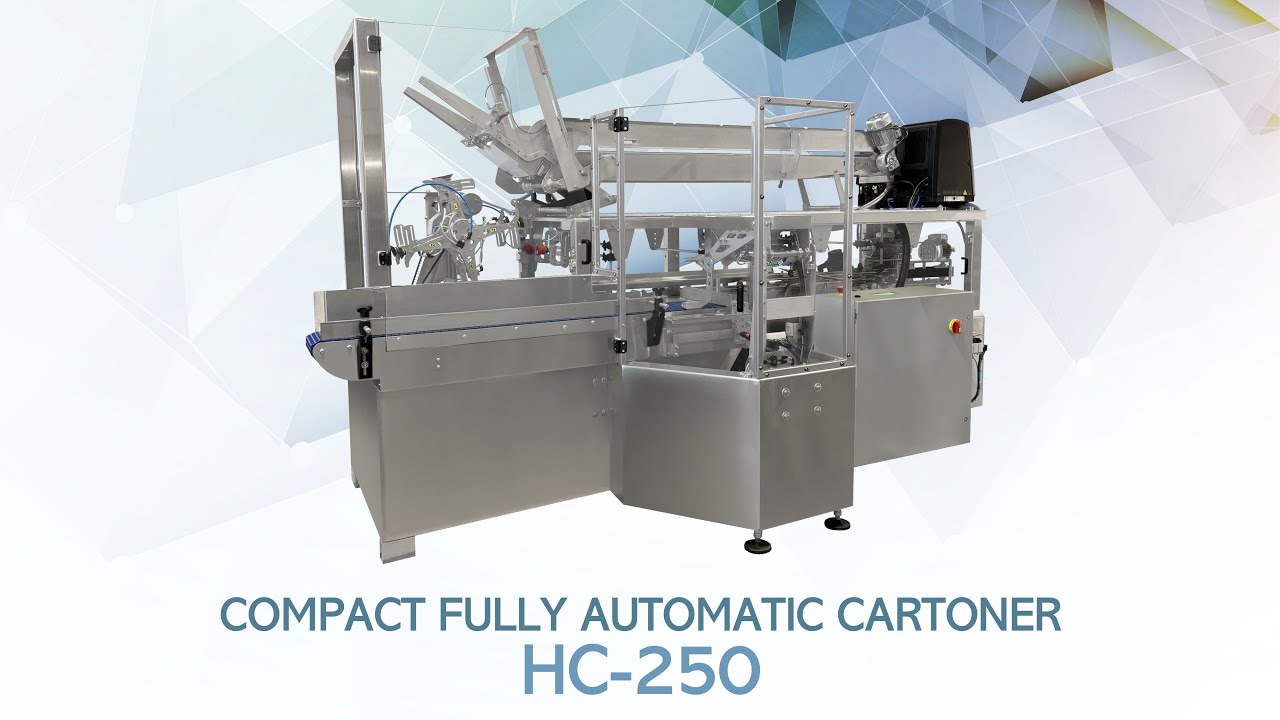 Compact Fully Automatic Cartoner HC-250 - YouTube