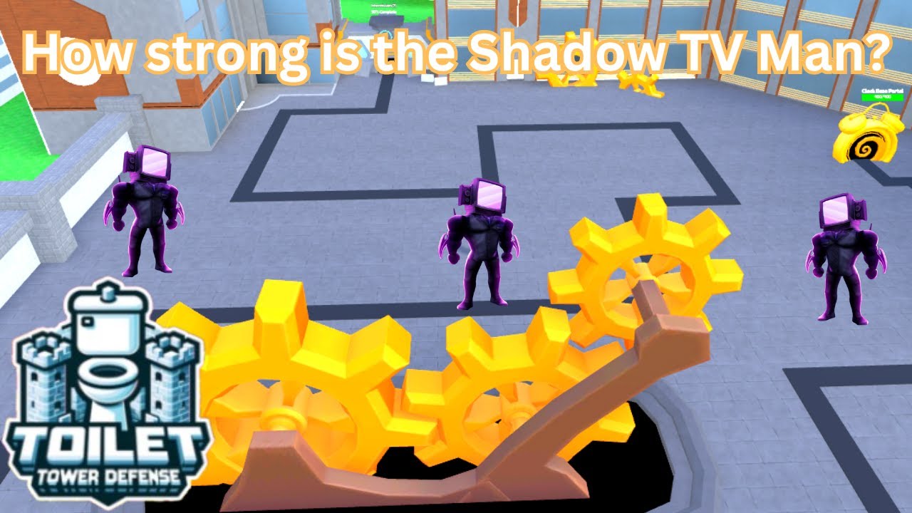 Toilet Tower Defense Episode 74 update How strong is the Shadow TV Man ...