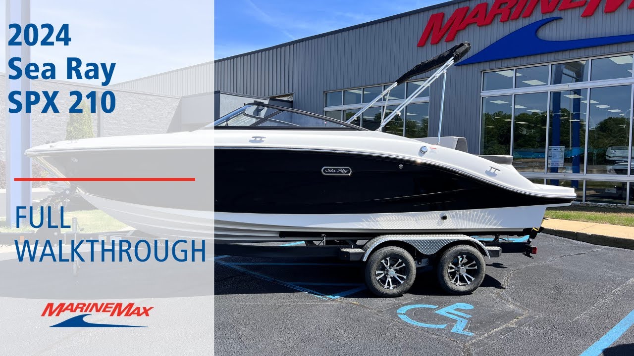 2024 Sea Ray SPX 210 | MarineMax Greenville - YouTube