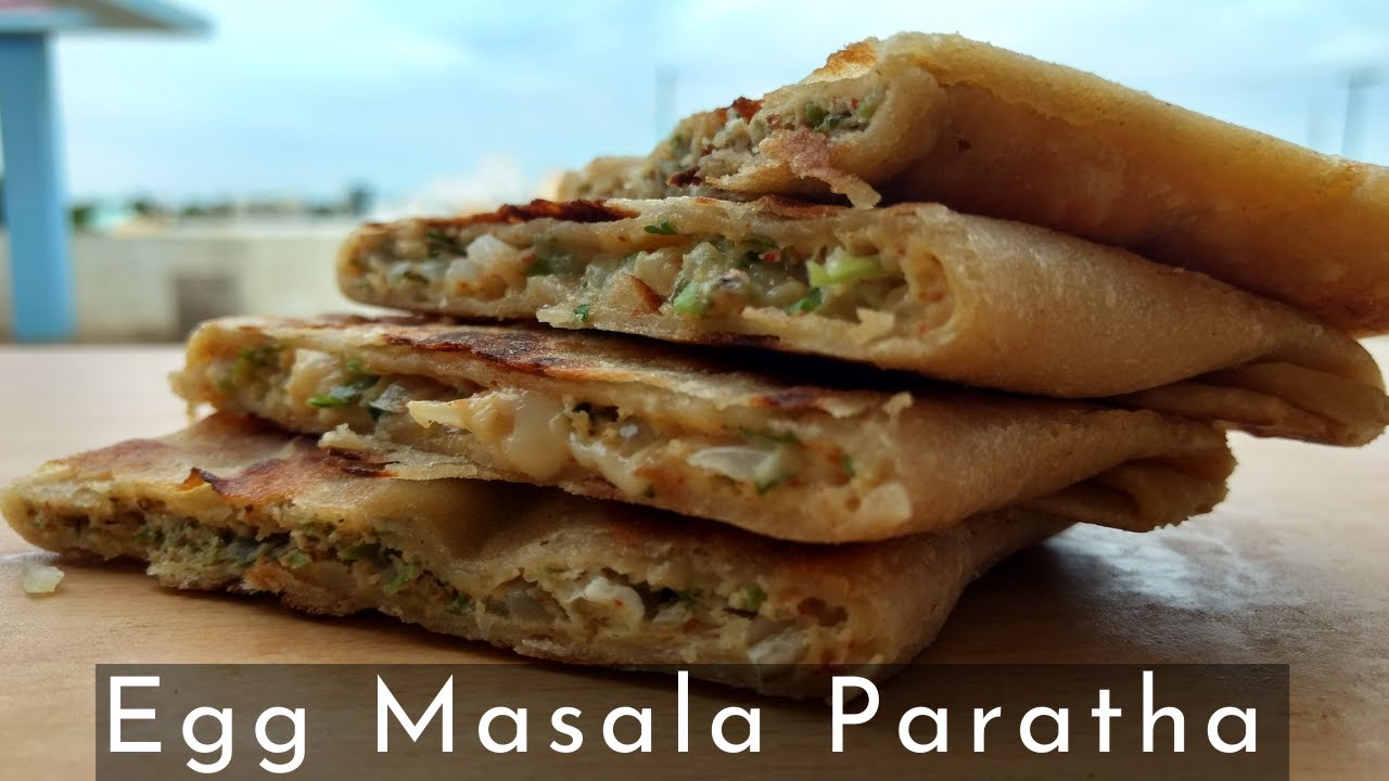 EGG STUFFED PARATHA : simple Egg cheese Stuffed Masala Paratha | Cheese ...