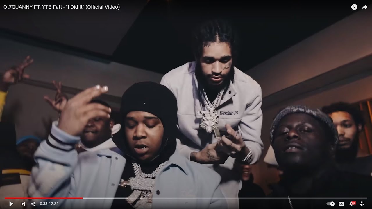 Ot7QUANNY FT. YTB Fatt - "I Did It" (Official Video) - YouTube
