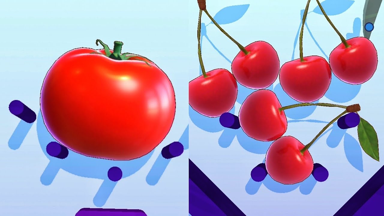 Good Slice! Very satisfying and relaxing ASMR slicing game - YouTube