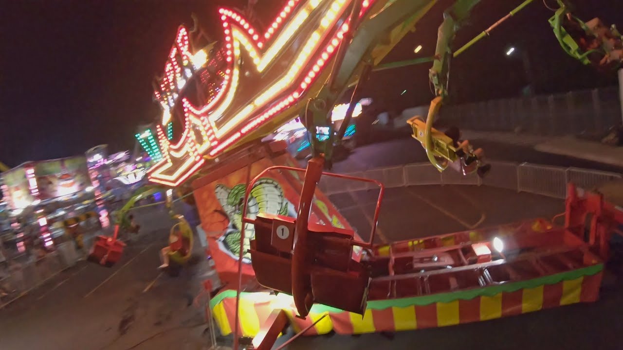 Viper on-ride (awesome spinny ride!) - YouTube