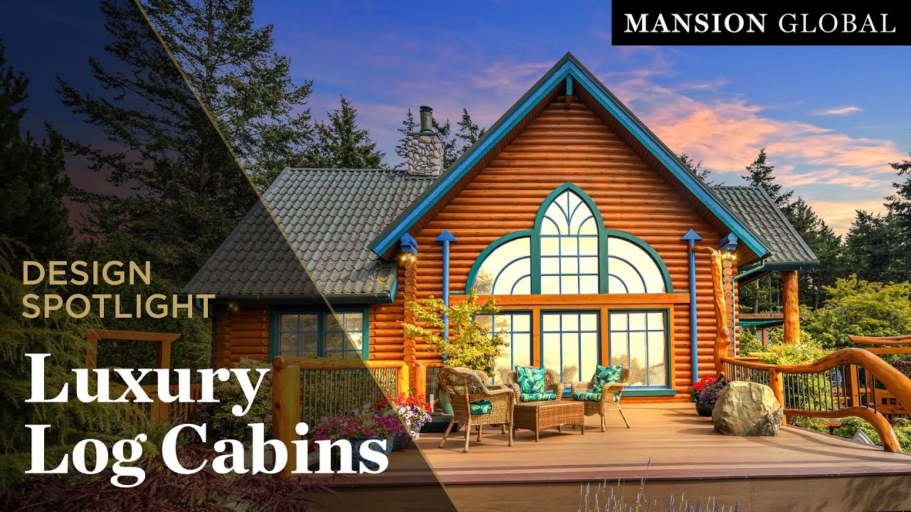 These Luxury Log Cabins Aren't So Rustic | Design Spotlight - YouTube