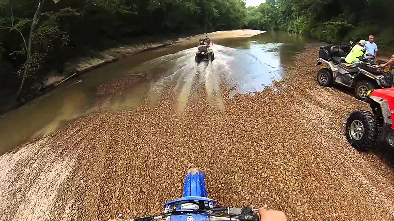 WR450F at Copiah Creek - YouTube