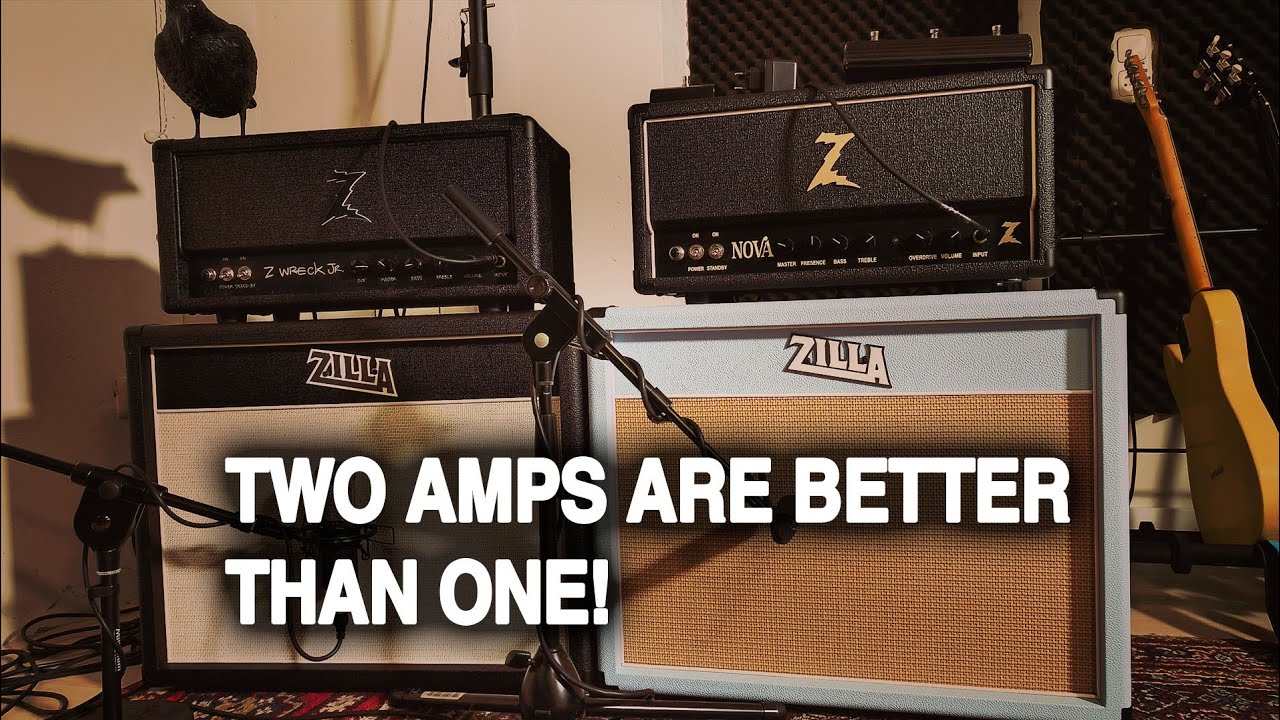 Why Use One Amp, If You Can Use Two! [2 Dr. Z Amps w/ 2 Zilla Cabinets ...