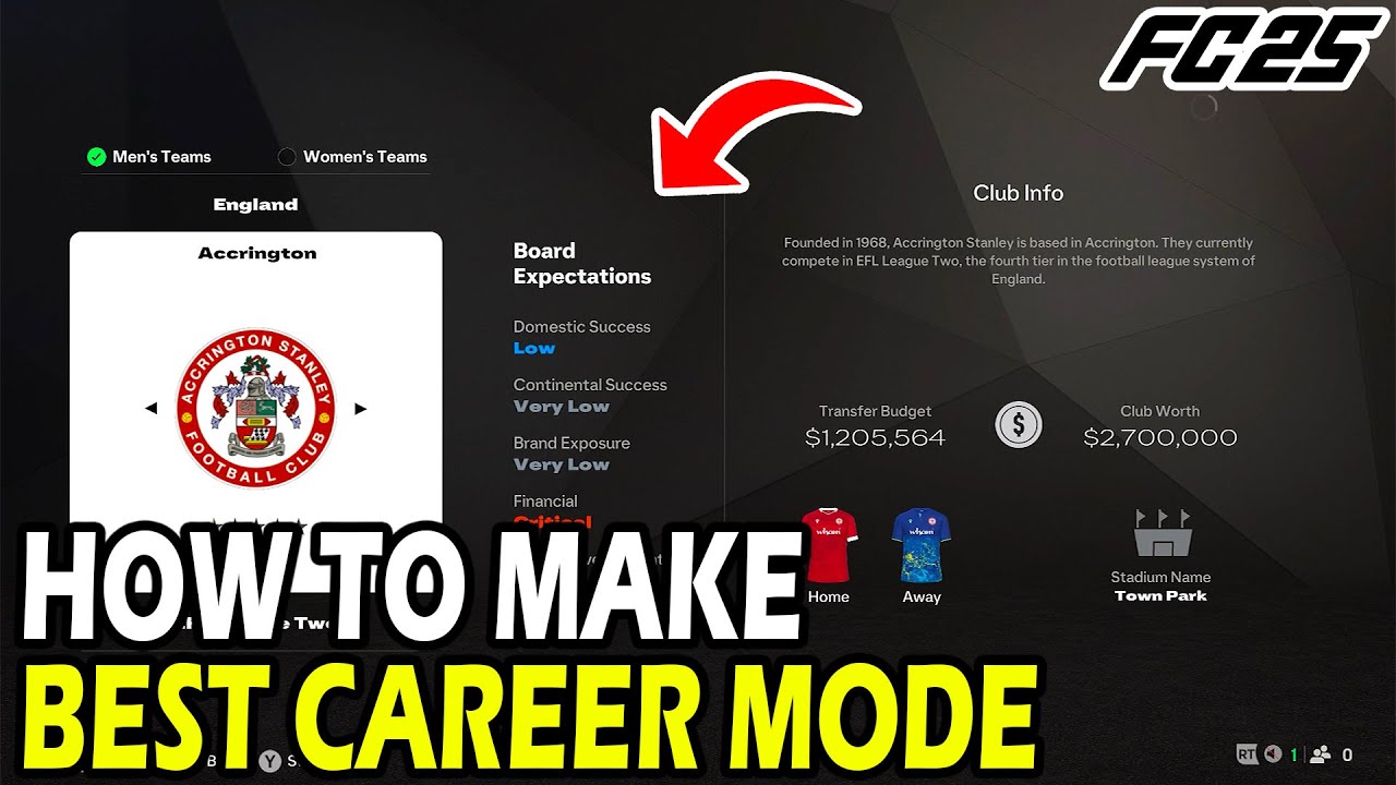 How to Make the Best Career Mode in EA FC 25 - YouTube
