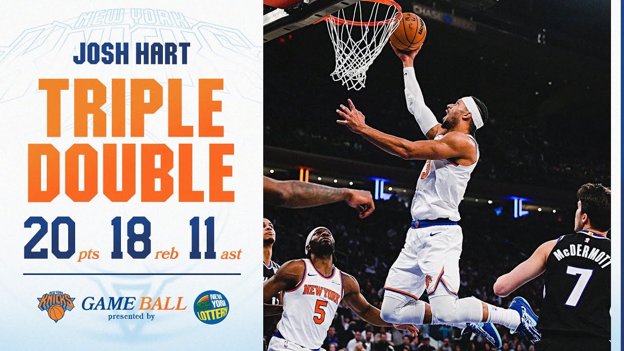 Josh Hart dominates in 6th triple-double performance of the season ...