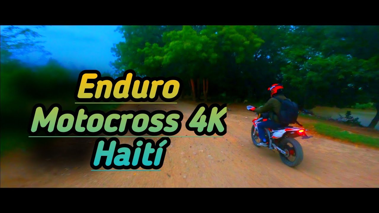 INCREÍBLE MOTOCROSS TAURO CRX 250 CC A TODA VELOCIDAD POR HAITÍ, LA ...