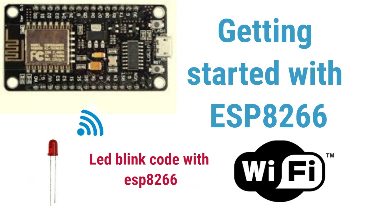 Esp8266node Tutorial 1led Blink Project Using Esp8266 In Hindi Electronics Hour Youtube 6876
