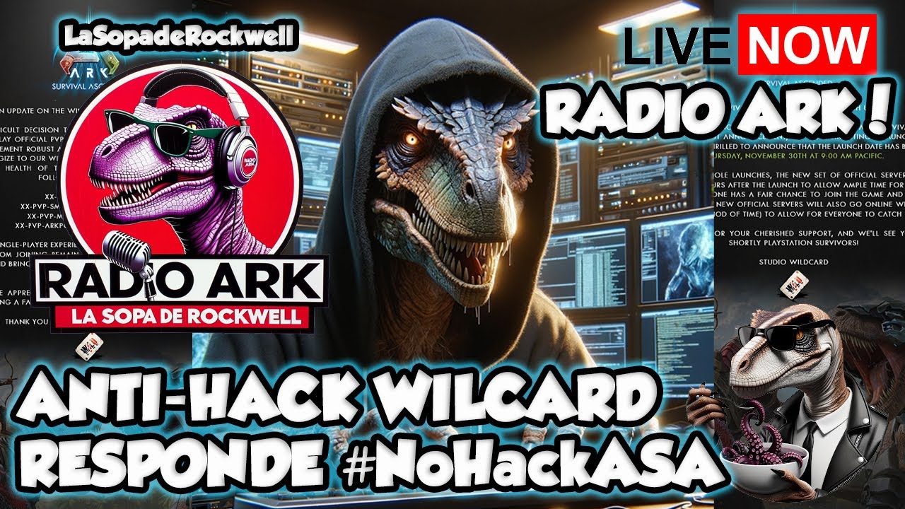 ARK Ascended ANTI-HACK | RADIO ARK 🍵 6to Programa LaSopadeRockwell 🔥 - YouTube