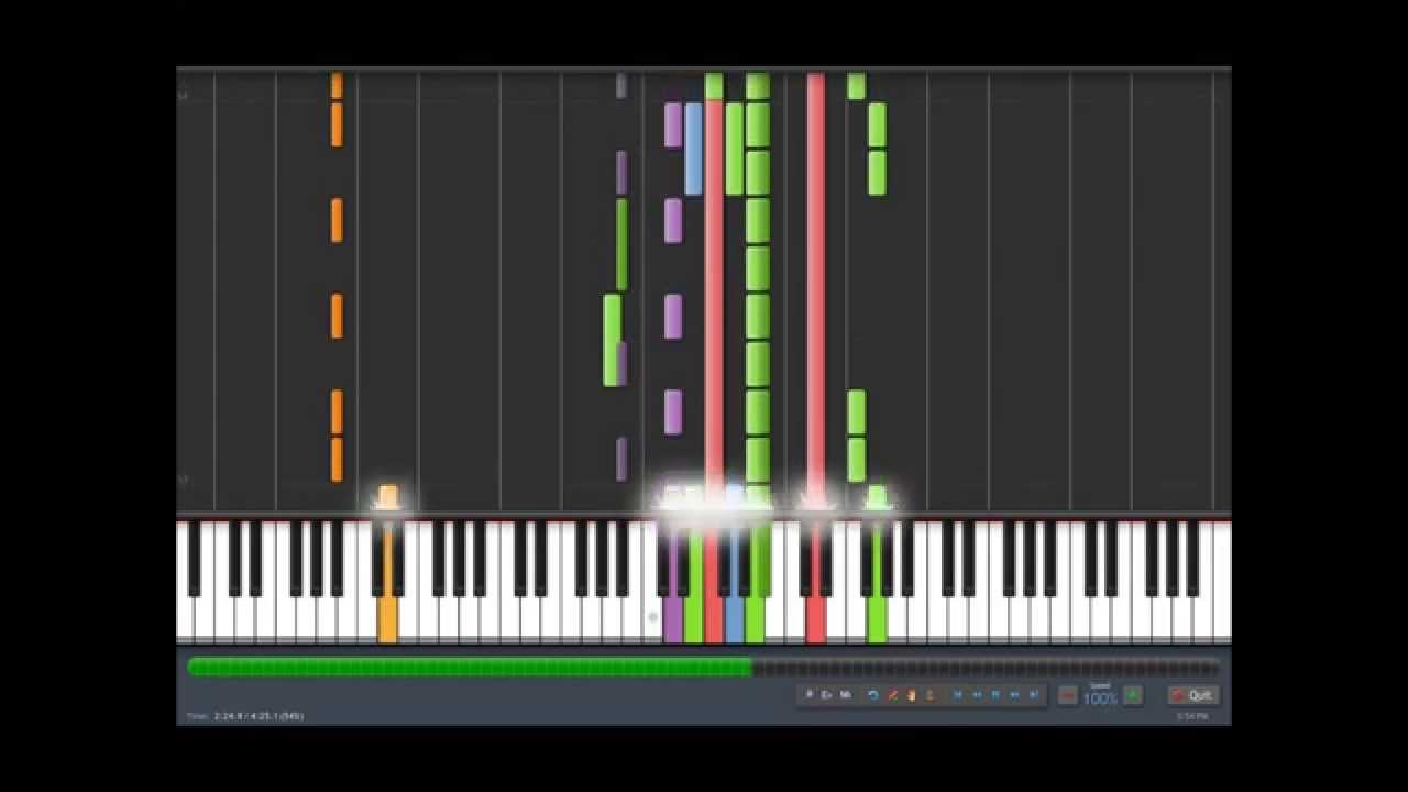 sing for absolution piano tutorial - YouTube