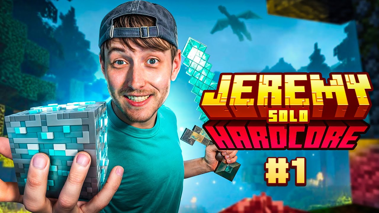 🔴LIVE: Minecraft Jeremy Solo Hardcore - DAG 1 - YouTube