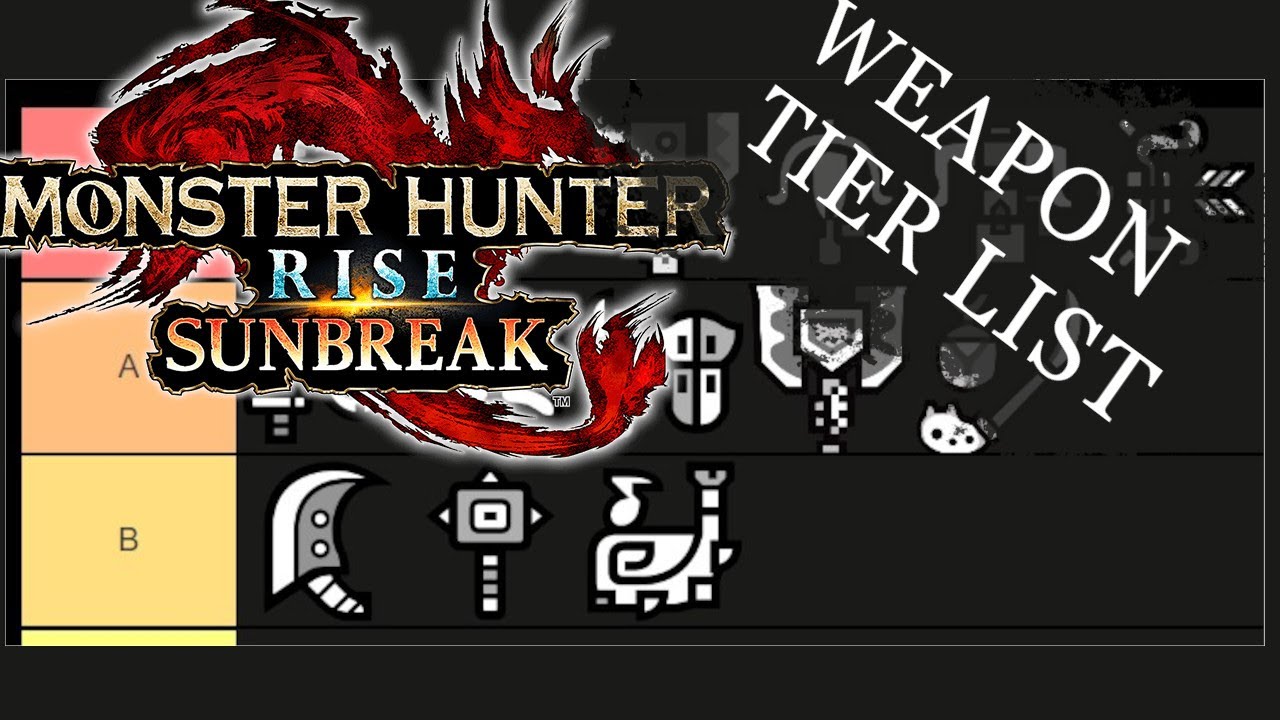 TIER LIST ARMI - MH Rise Sunbreak - YouTube