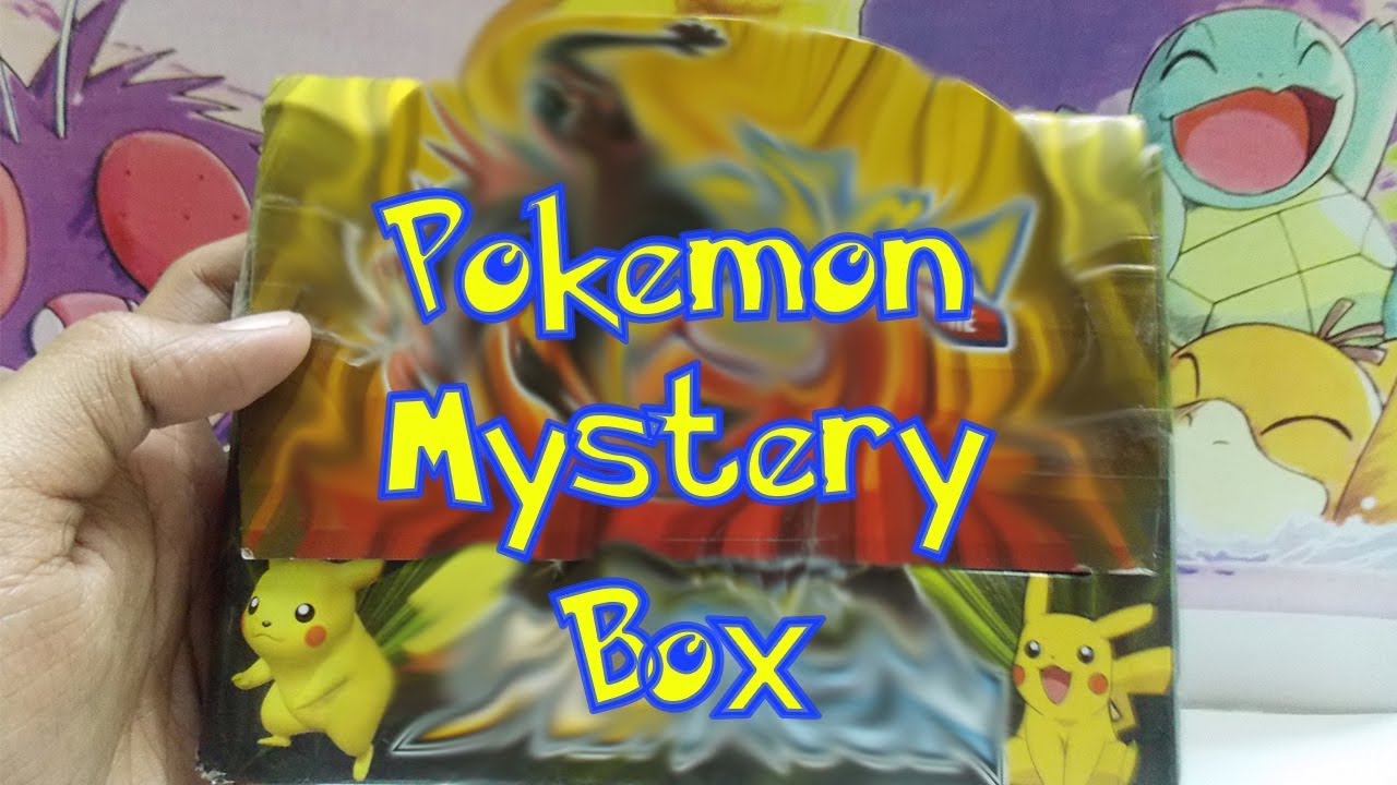 Unknown Pokemon Box | Opening Pokemon Mystery Box - YouTube