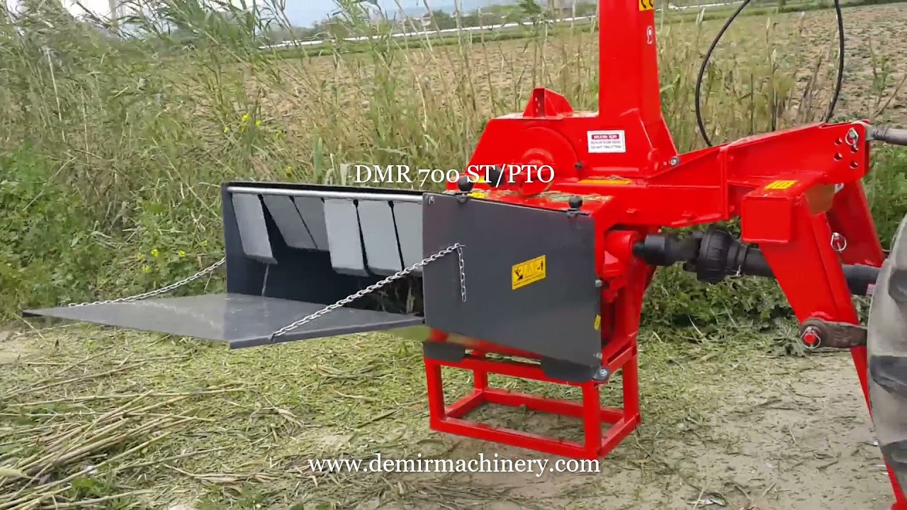 DMR 700 ST / PTO Stationary Maize Chopper - YouTube