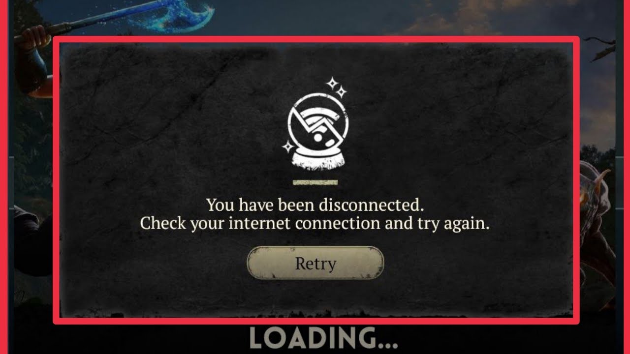 Fix You have been disconnected check your internet connection try again ...