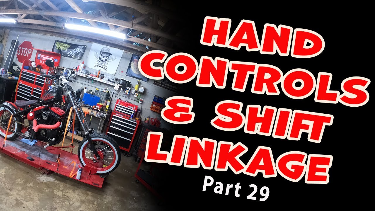 The Sportster Chopper build gets hand controls. - YouTube