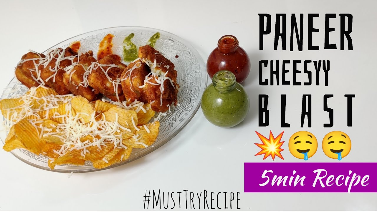 PANEER CHEESY BLAST || QUICK AND EASY RECIPE || INSTANT SNACKS - YouTube