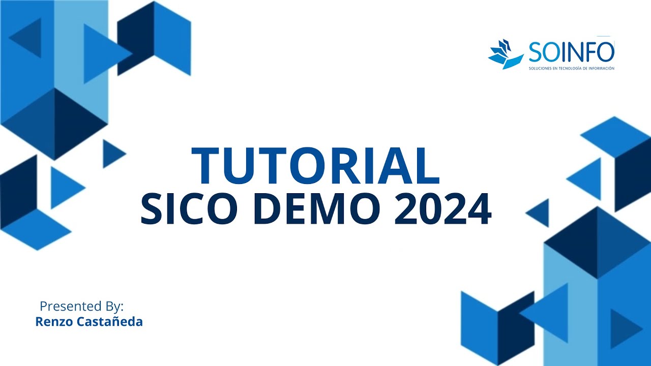 TUTORIAL: Pasos para acceder - SICO Demo 2024 - YouTube