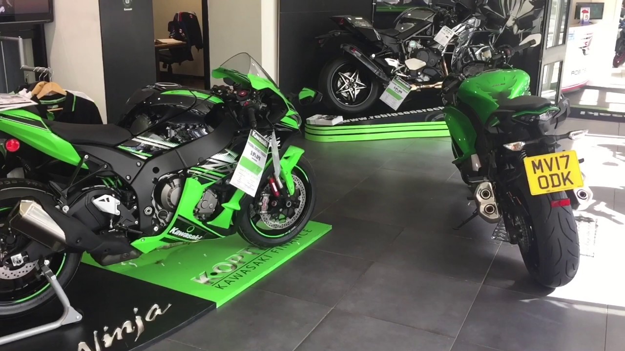 Kawasaki ZX1000, Kawasaki H2, 2017 models - walkaround - YouTube