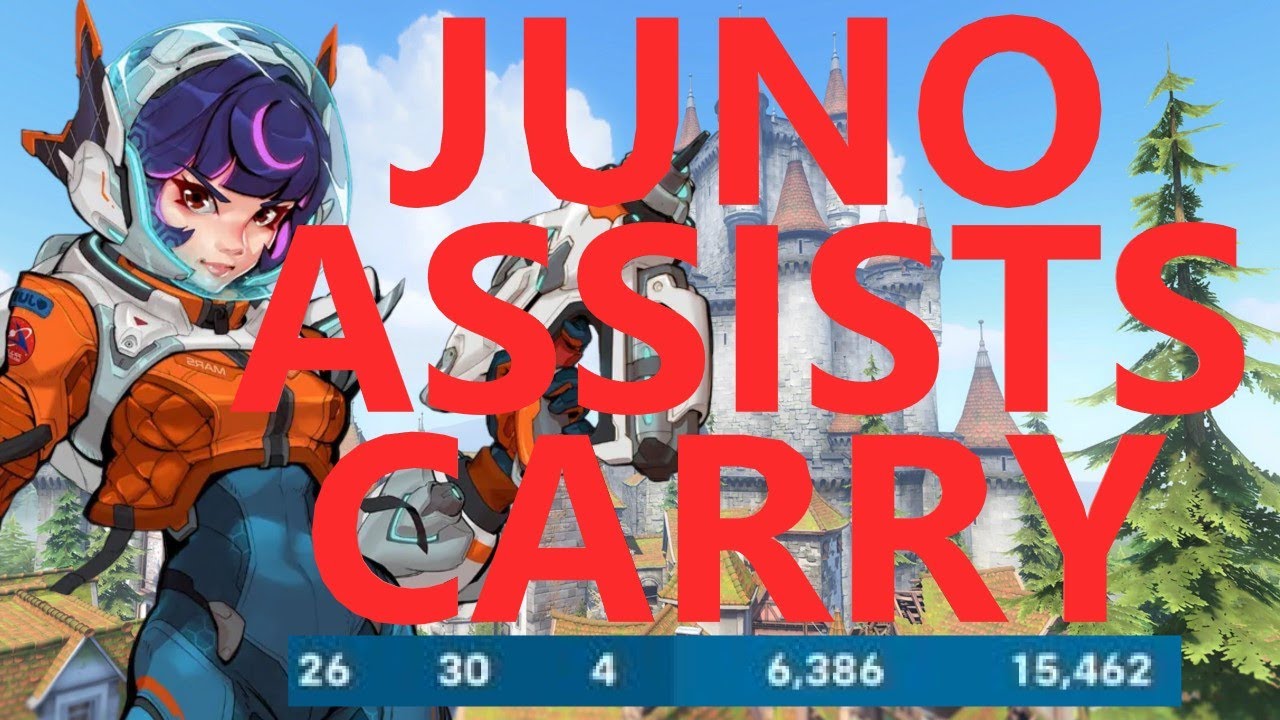 Carrying with Assists on Juno in 6v6 Overwatch 2 - YouTube