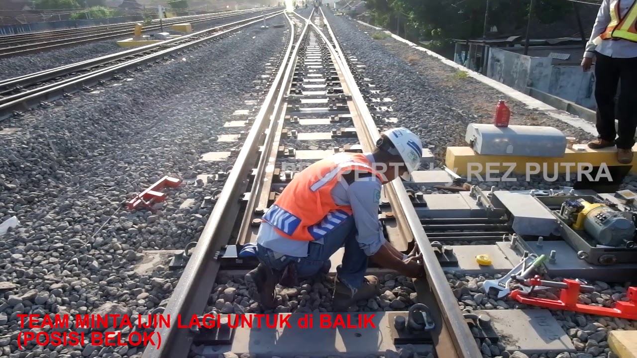 Beginilah ketika Wesel R54 KERETA API Bekerja... #wesel #keretaapi # ...